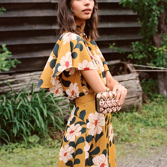 Eva Franco | Tops | Nwt Anthropologie Eva Franco Ikebana Floral Blouse ...